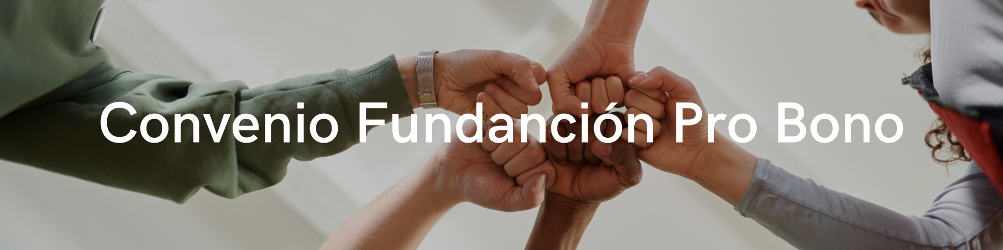 Convenio con Fundación Pro Bono - CAM Santiago Convenio con Fundación Pro Bono - CAM Santiago